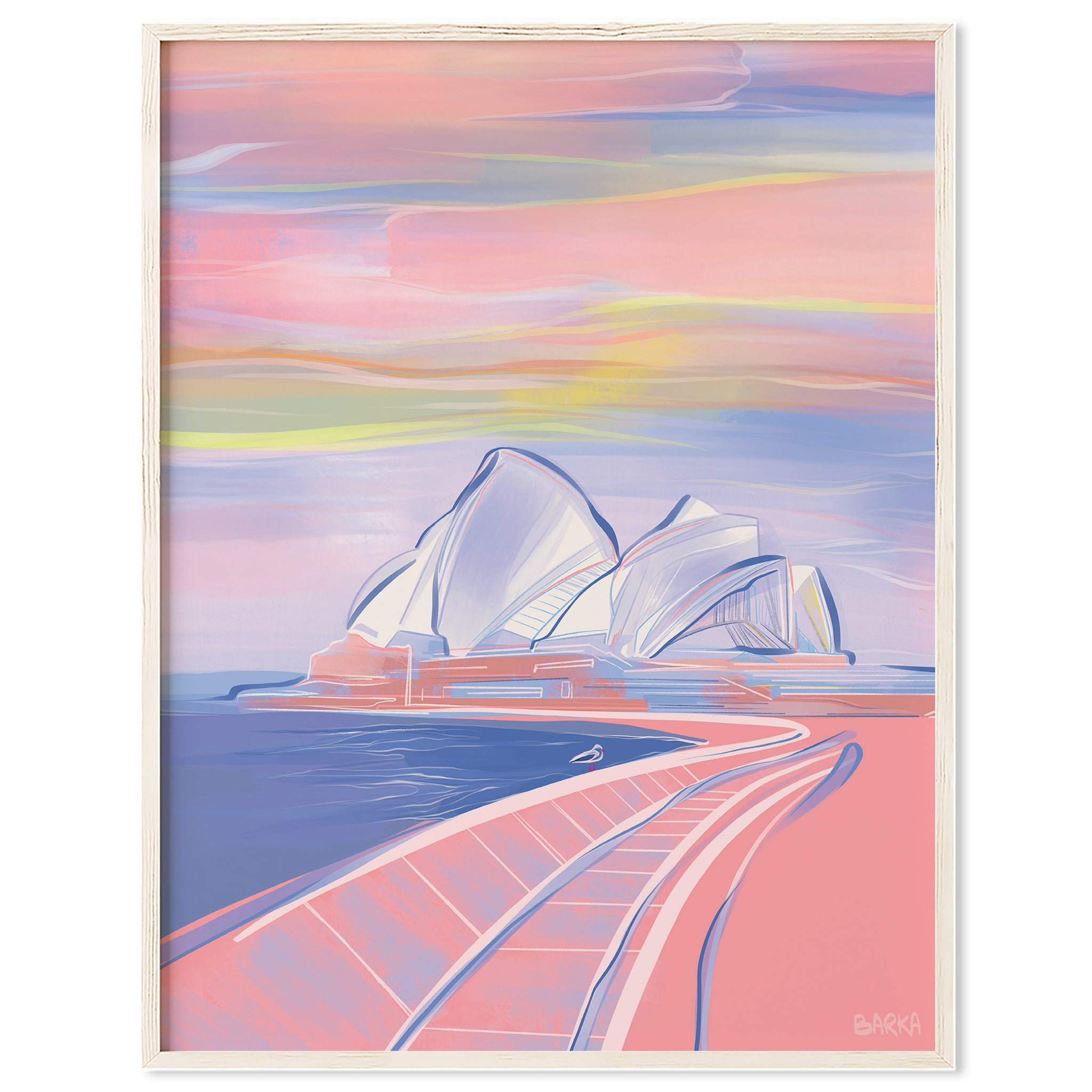 Sydney Opera House | Australian Art Print | Barka Designs – Posteroo